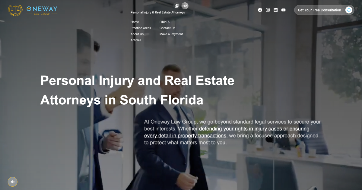 Oneway Law Group | Personal Injury & Real Estate Law Firm